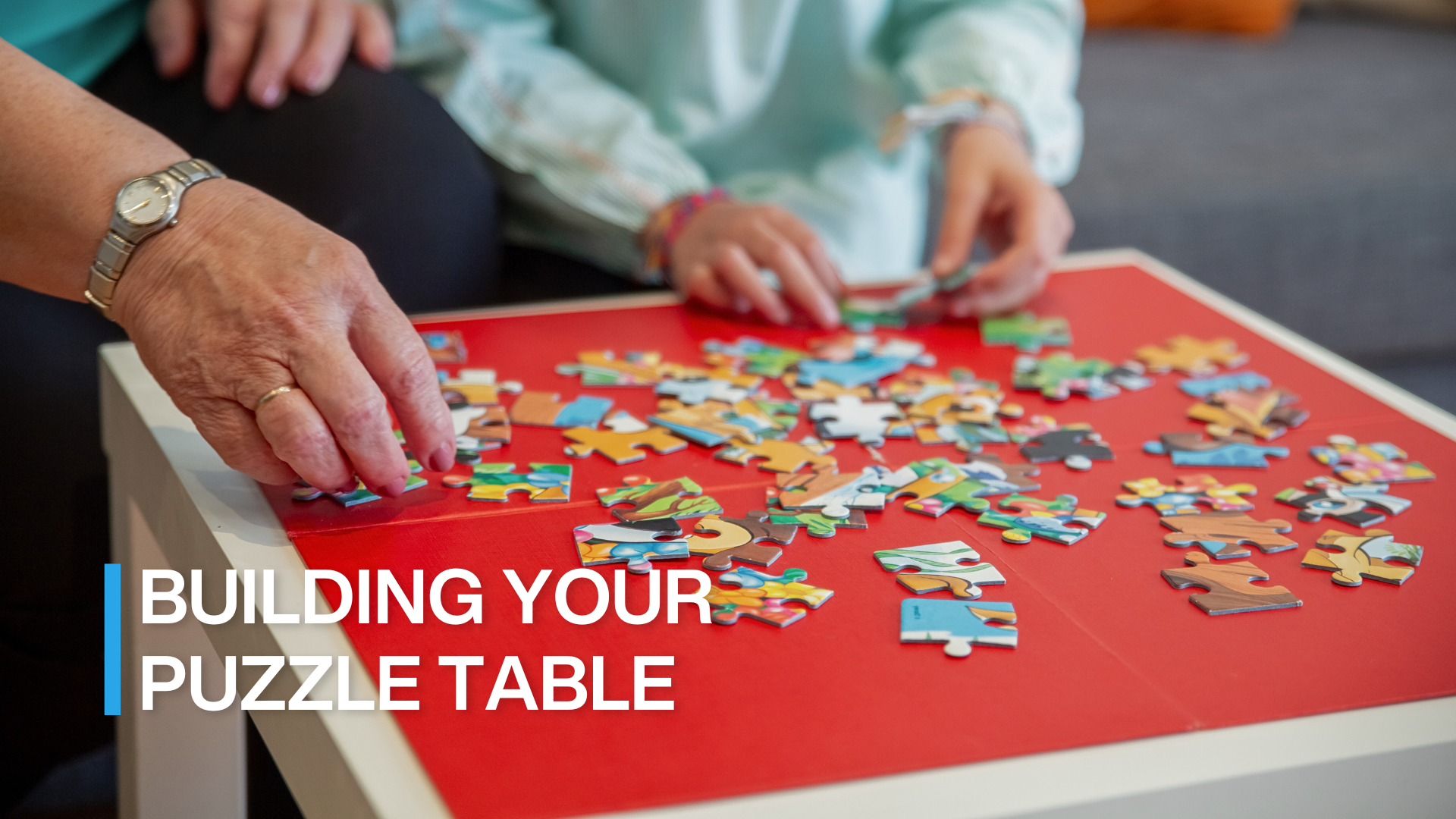 How to Make a DIY Puzzle Table with Legs | Flowyline Design