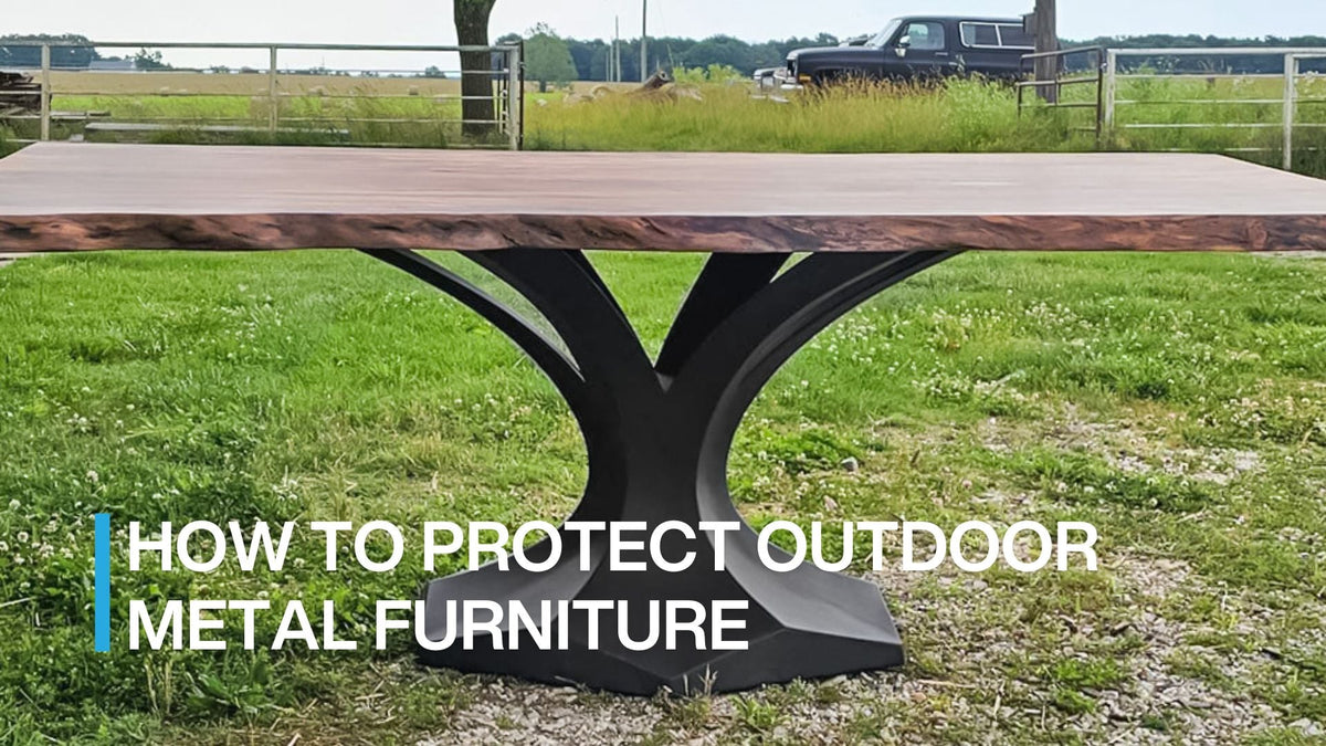 How to Protect Outdoor Metal Furniture - 5 Tips | Flowyline Design