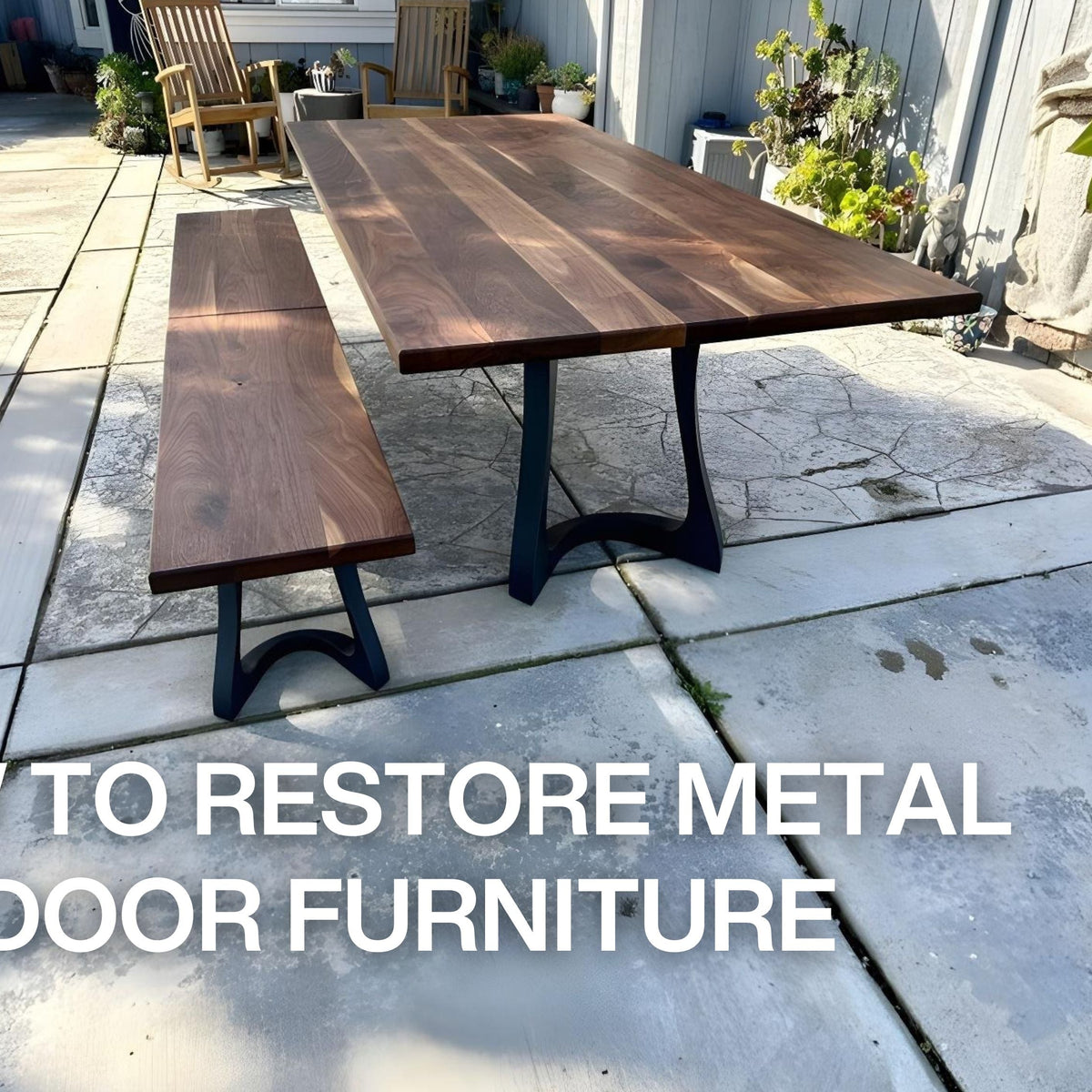 How to Restore Metal Outdoor Furniture: 9 Detailed Steps | Flowyline