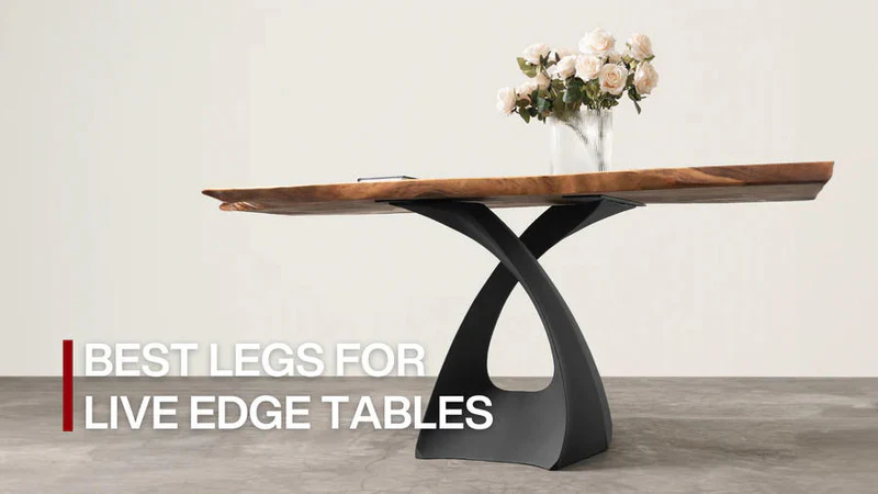 Guide on DIY Live Edge Table With Metal Legs | Flowyline Design