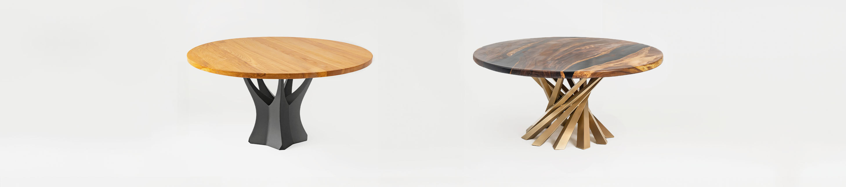 Round Table Bases | Shop Table Base Only | Flowyline Design