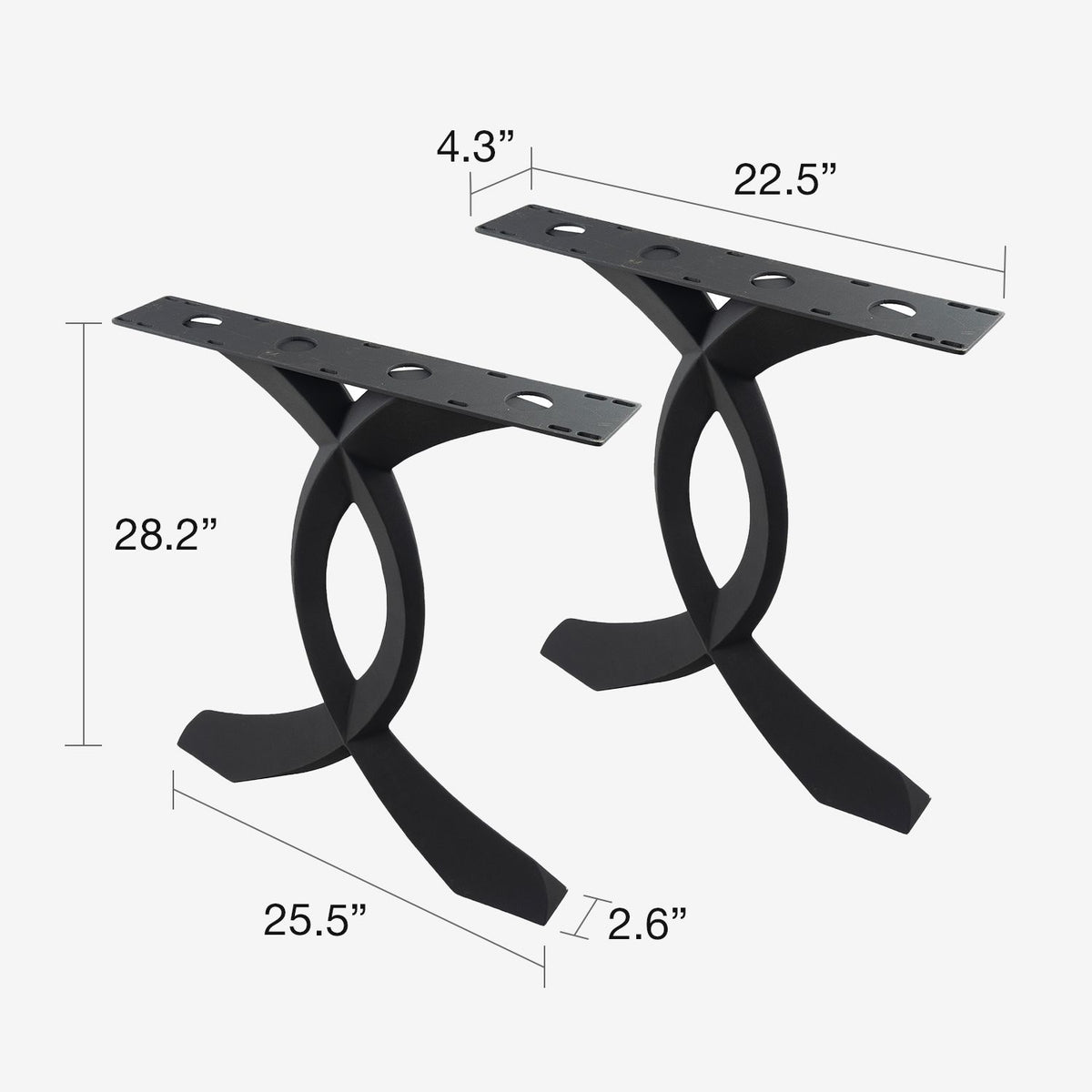 Mid Century Modern Table Legs | MCM Table Legs | Flowyline Design