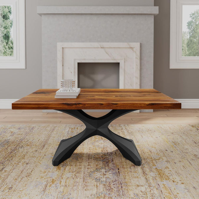 Metal Coffee Table Base 221 Xerxes 16H Metal Furniture | Flowyline Design