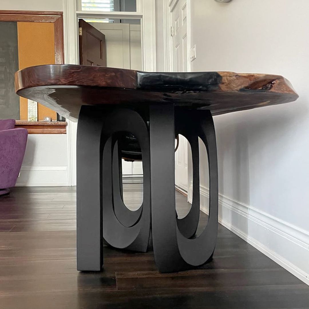 Console Table Base 320 Cora Metal Furniture | Flowyline Design