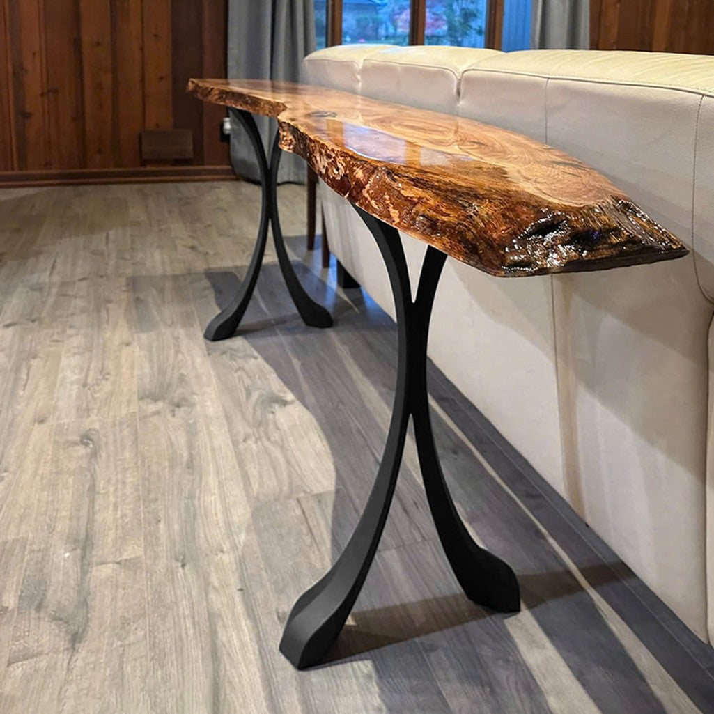 Console Table Legs 209 Xeni 28H Metal Handmade Design | Flowyline Design