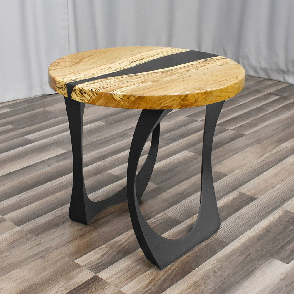 End Table Legs Metal 218 Cleo 20H Unique Metal Furniture | Flowyline Design