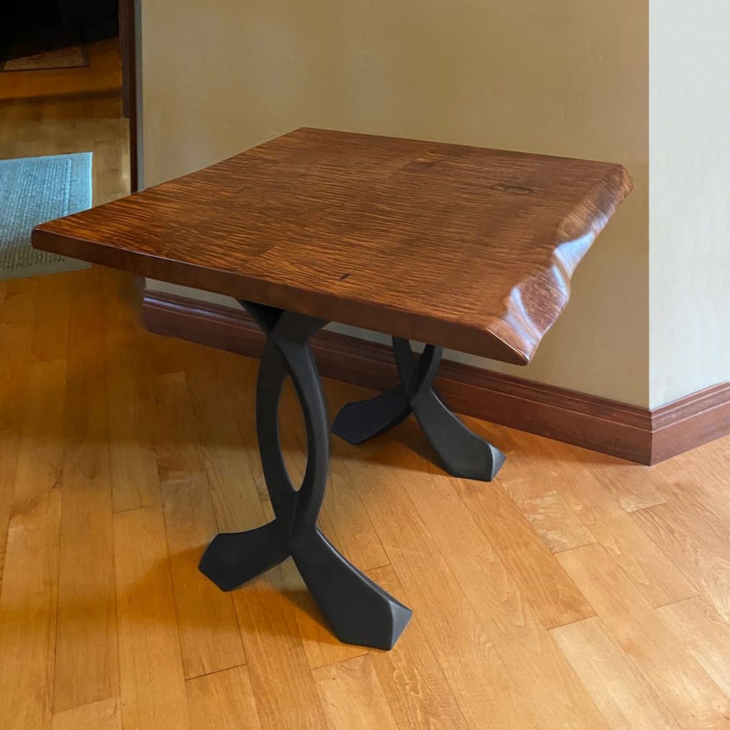 End Table Legs 219 Curva 20H Mid-Century Modern Style | Flowyline Design