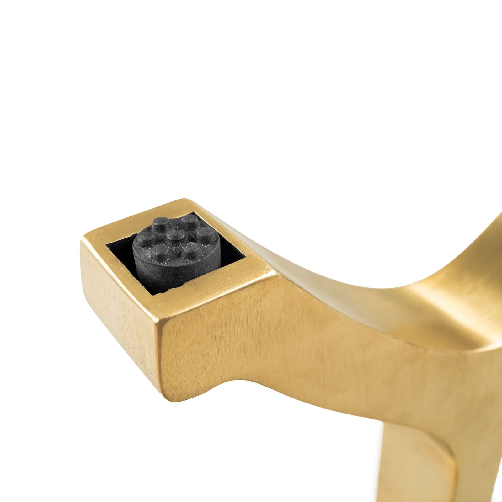 Gold Bench Legs 112 Wishbone 16H for Live Edge Tabletop