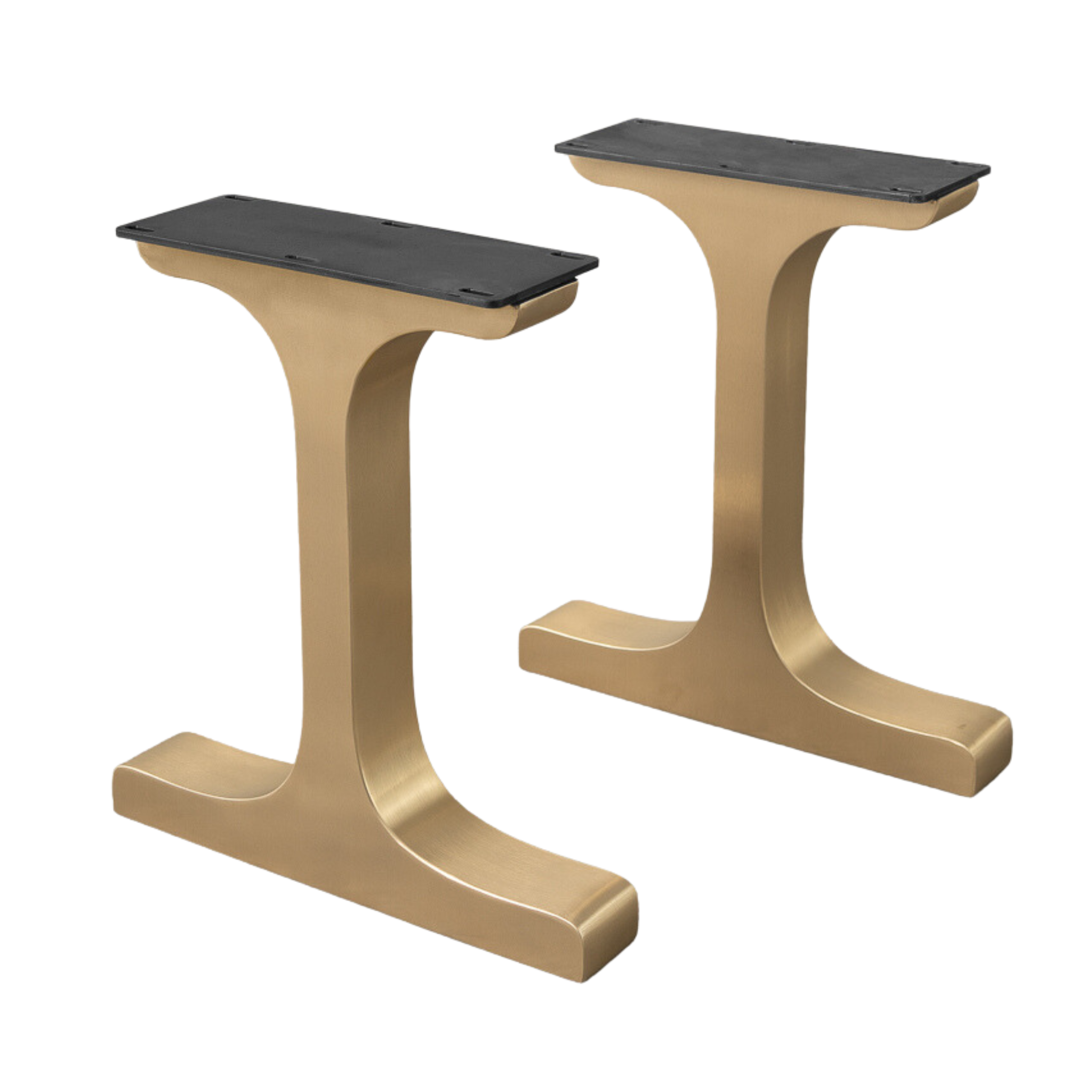 [Luxurious] Gold Brass Bench Legs - 114 Wineglass | Flowyline