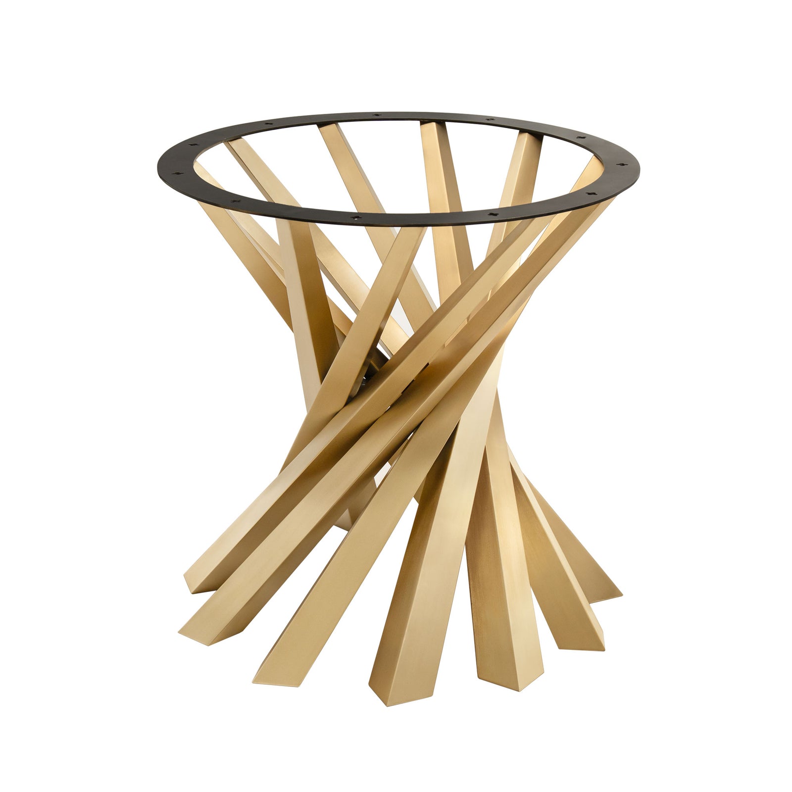 Gold Table Base 325 Filar 28H DIY Handmade Legs | Flowyline Design