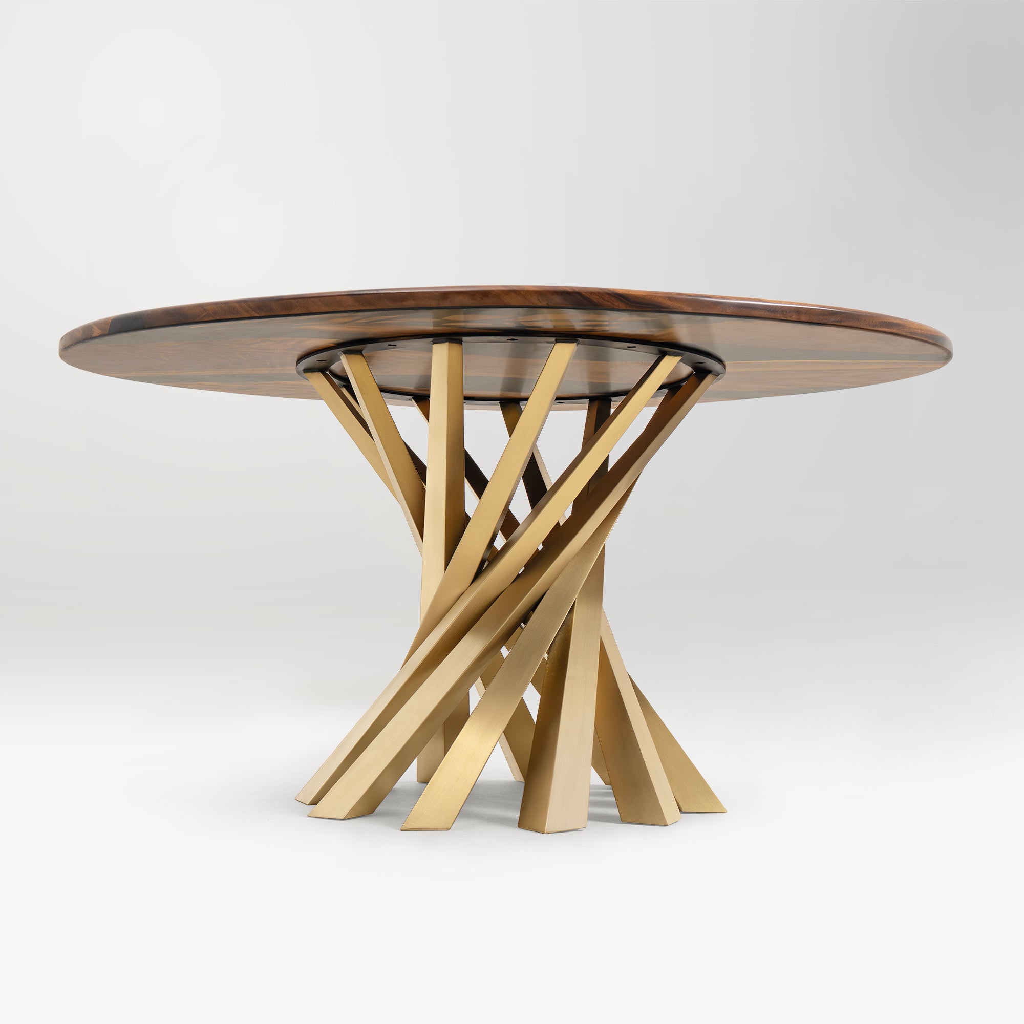 Gold Table Base 325 Filar 28H DIY Handmade Legs | Flowyline Design