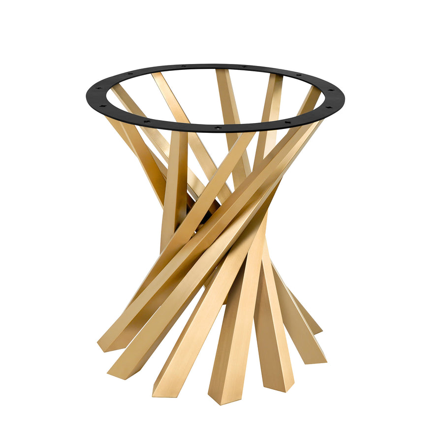 Gold Table Base 325 Filar 28H DIY Handmade Legs | Flowyline Design