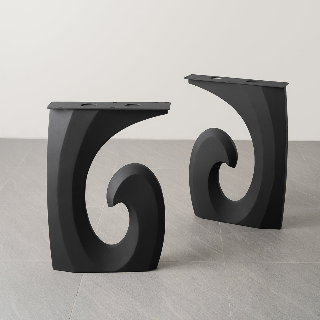 [Set of 2 pcs] Metal Table Legs - 406 Luma | Flowyline