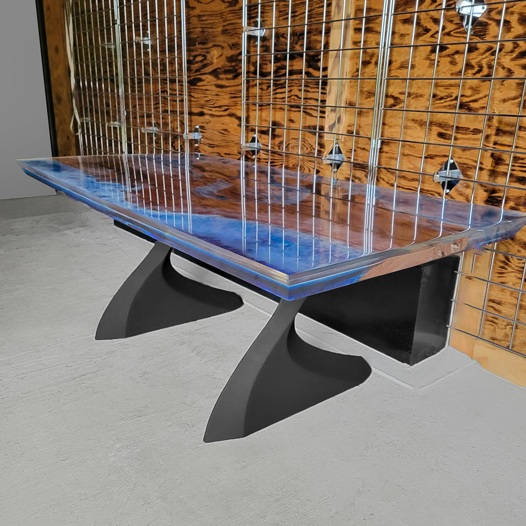 Coffee Table Legs 214 Botas 16H for Live Edge Tabletop | Flowyline Design