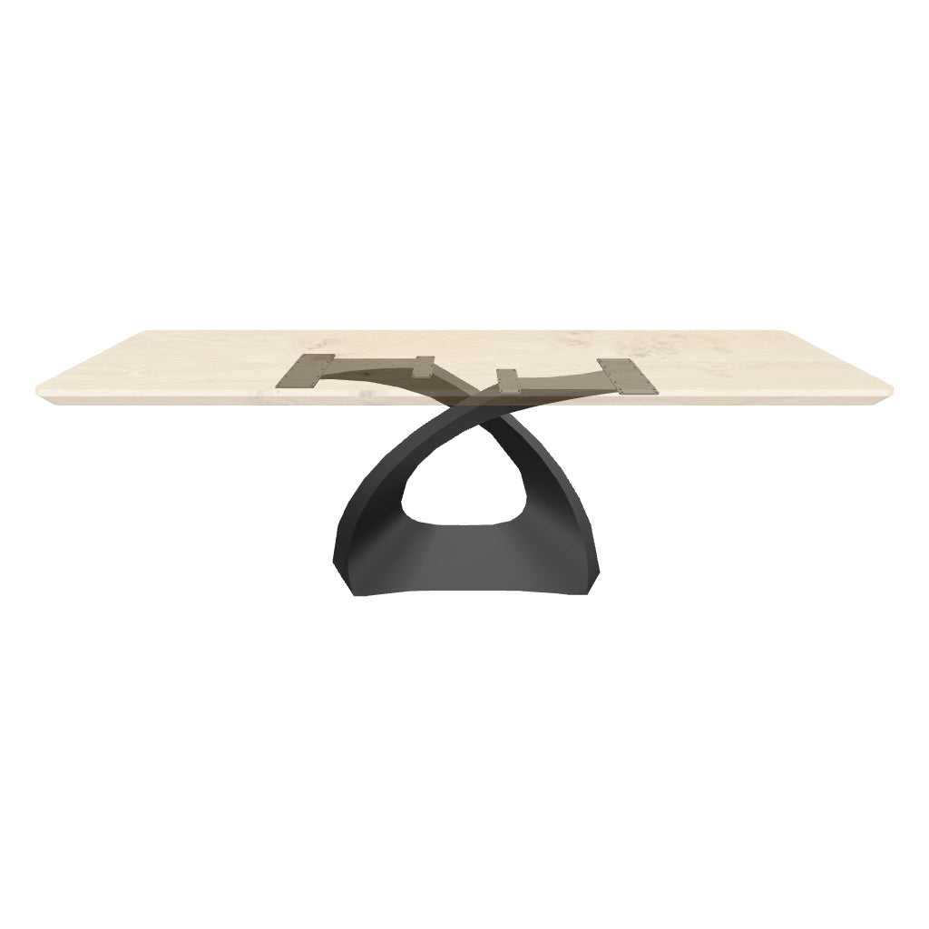 Table Base 307 Tulipe 28H Metal Industrial Furniture - Flowyline