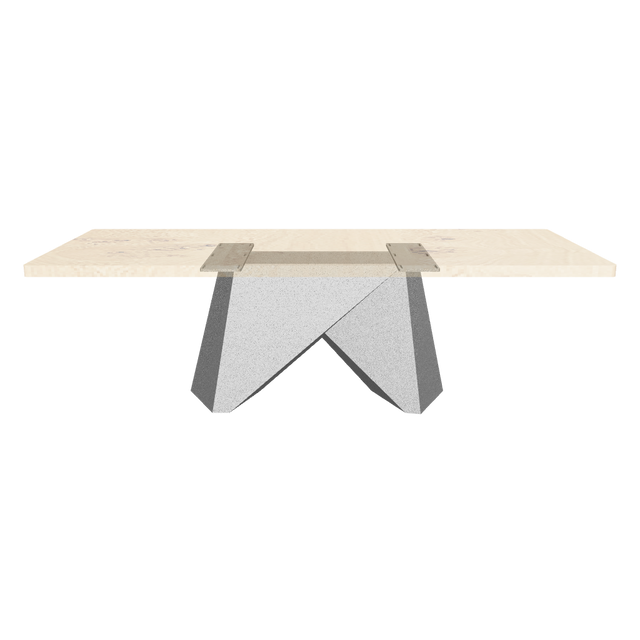 Table Base 314 Solid 28H Metal Kitchen Pedestal Stand - Flowyline