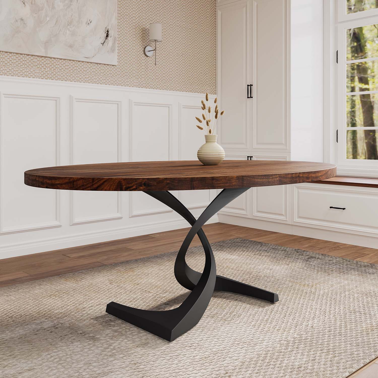 Portable Table Hardware Table Pedestal Stand Base - 6.5 Inch Diameter ...