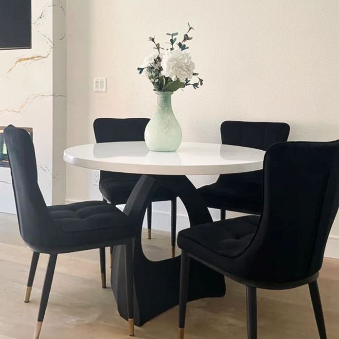 Table Base 323 Tulipe 28H for Round Tabletop - Flowyline Design