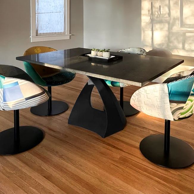 Table Base 323 Tulipe 28H for Round Tabletop - Flowyline Design