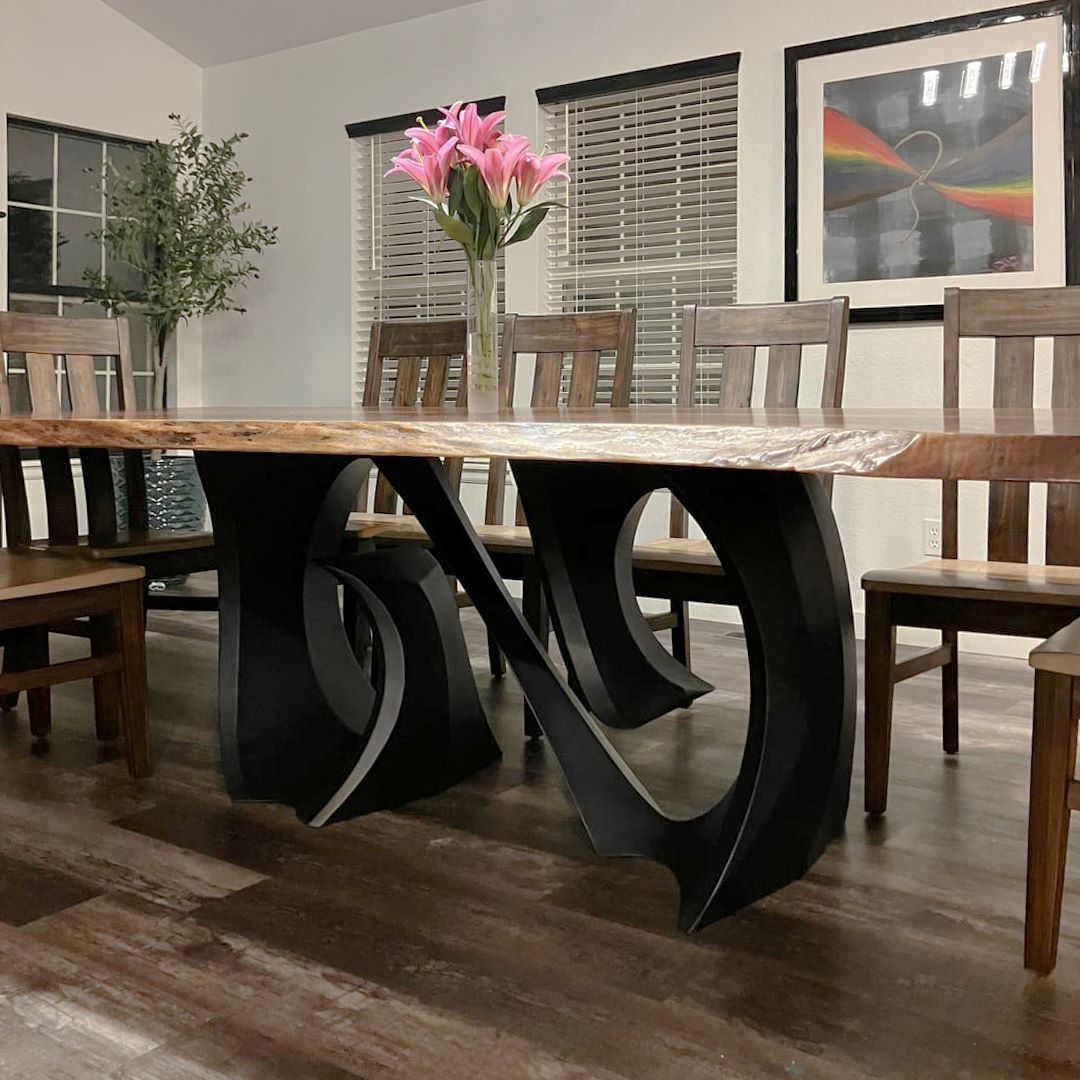 Table Base 327 Cling 28H Metal DIY for Woodworking - Flowyline