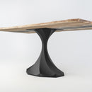 Table Base 333 Lithe 28H Metal Furniture Legs - Flowyline