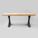 Coffee Table Legs 214 Botas 16H for Live Edge Tabletop | Flowyline Design