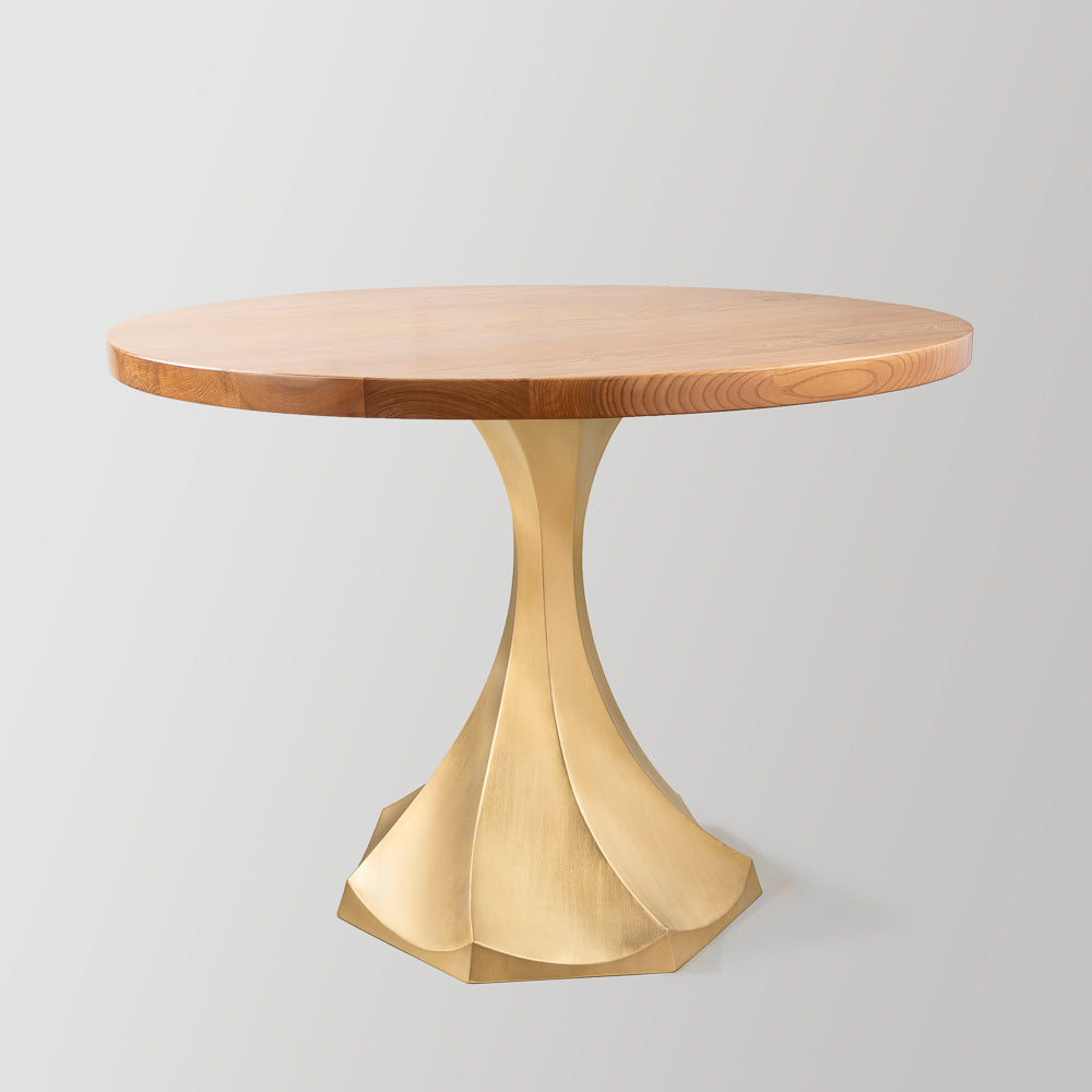 [Luxurious] Gold Brass Table Base - 311 Lithe | Flowyline
