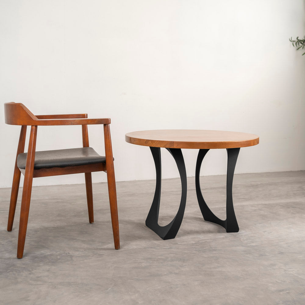 End Table Legs Metal 218 Cleo 20H Unique Metal Furniture | Flowyline Design